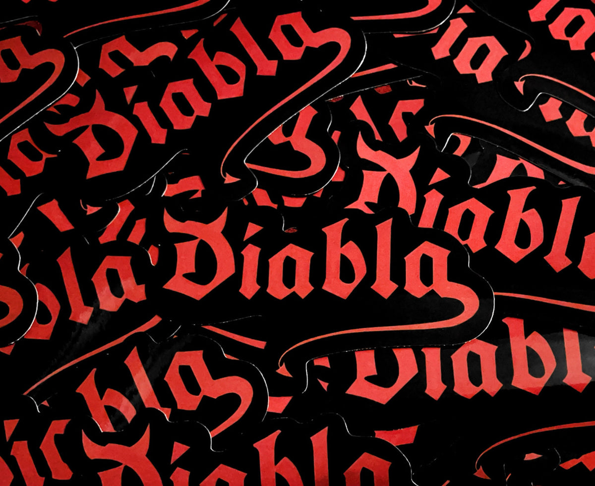 Diabla vinyl sticker – Firevixenlashes